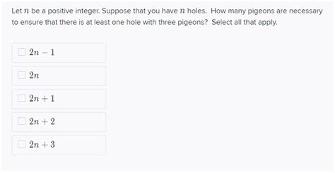 Solved Let N Be A Positive Integer Suppose That You Have N Chegg Com