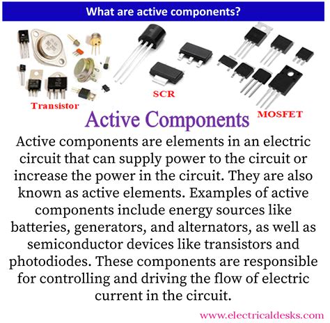 Difference Between Active And Passive Components