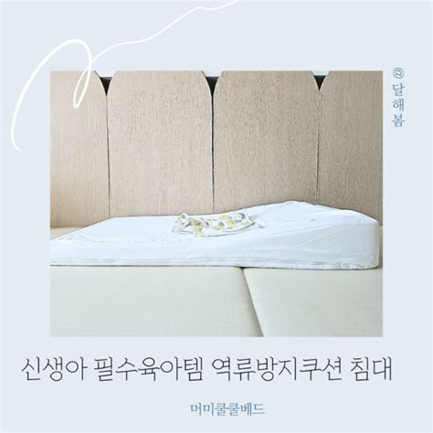 머미쿨쿨베드 역류방지쿠션 사용시기 신생아 게워냄 역방쿠 네이버 블로그