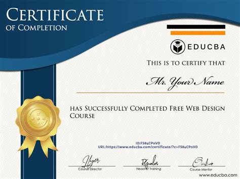 free web design course 4 hours of video tutorials online certification