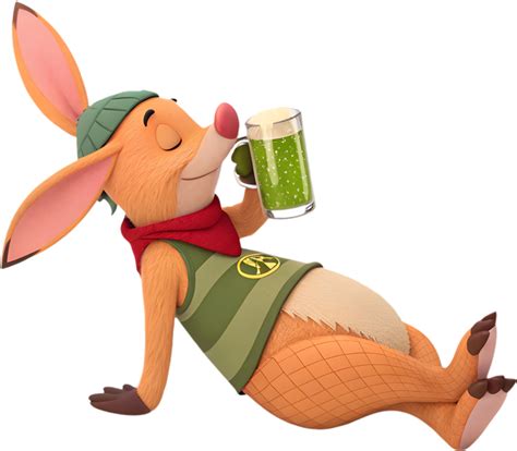 Cute Cartoon Pooka Stylishly Adorning St Patricks Holiday Festival
