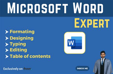 Format Edit Design Type And Fix Microsoft Word Document By Safan M Fiverr