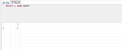 Eclipse Hana Sql Result Set Presentation Stack Overflow