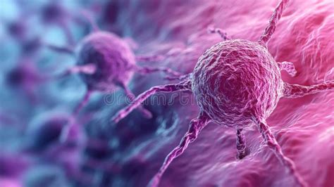 Microscopic View Of Cancer Cells In Tissue Stock Illustration Illustration Of Cancer Patient