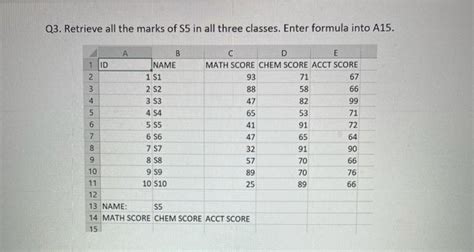 Solved Completing Each Question By Using VLOOKUP INDEX And Chegg Com