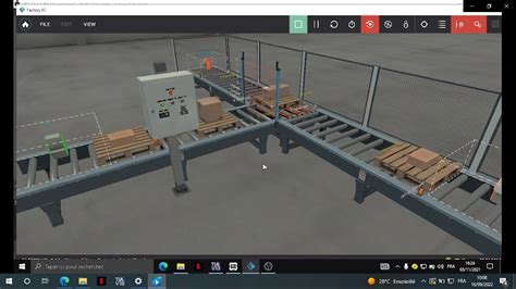 Factory Io Scene Sorting By Height Basic Tia Portal Youtube