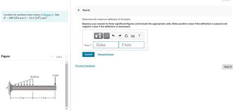 [solved] Consider The Cantilever Beam Shown In Figure 1