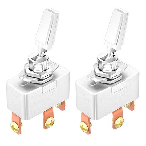Spst Switch Heschen Metal Toggle Switch Kn3d 101 12v 25a Onoff 2
