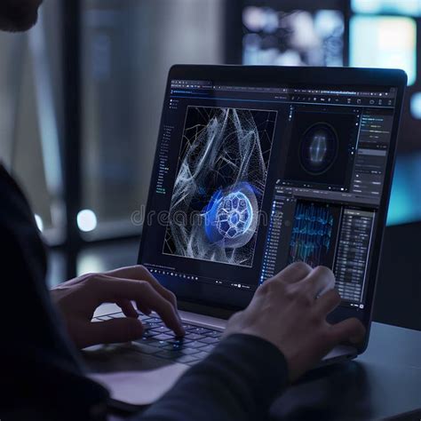 Digital Designer Crafting 3d Models On Computer Stock Illustration Illustration Of Modeling