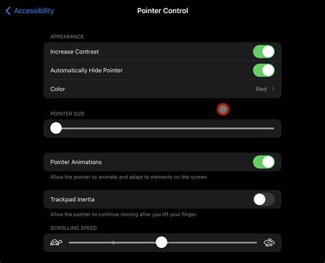 Customize Your Ipads Mouse Cursor Easyosx