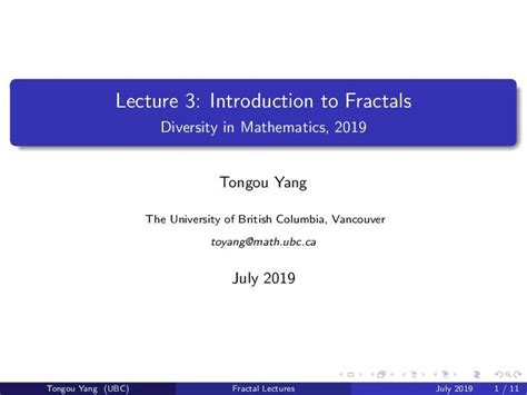 pdf lecture 3 introduction to fractalstoyang lecture3 pdf · lecture