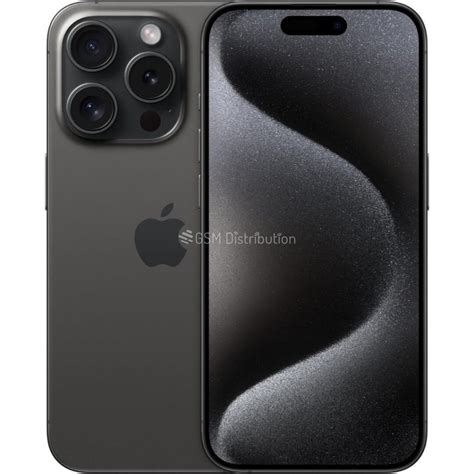 Iphone 15 Pro Max 1 Tb Titanium Noir Garantie 1 An Cadeau Gratuit