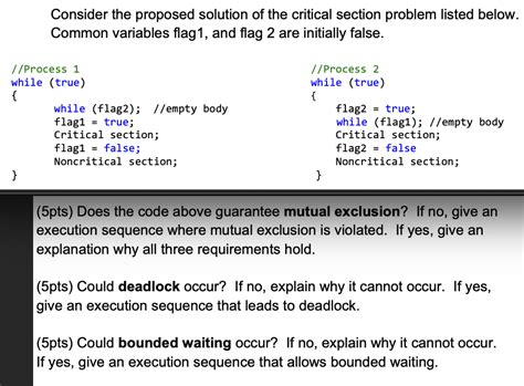 Solved Consider The Proposed Solution Of The Critical Chegg