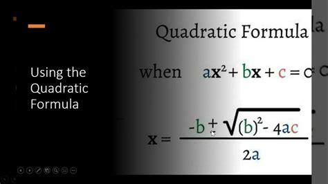 How to use quadratic formula to find solutions - YouTube