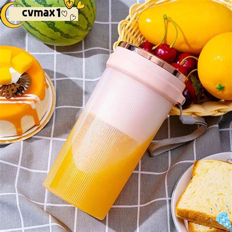 Cymx เครื่องคั้นน้ําผลไม้ไฟฟ้า ขนาดเล็ก แบบพกพา ชาร์จ Usb 280 มล Shopee Thailand