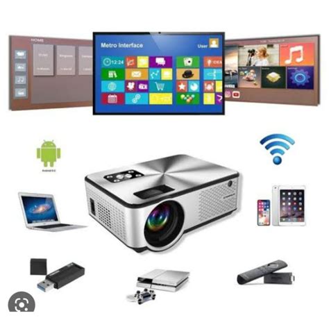 Jual LCD Proyektor Cheerlux C9 Mini LED HP TV Tuner Wifi Shopee Indonesia