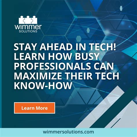 Wimmer Solutions On Linkedin Techenthusiast Stayintheloop Timemanagement Techknowhow…