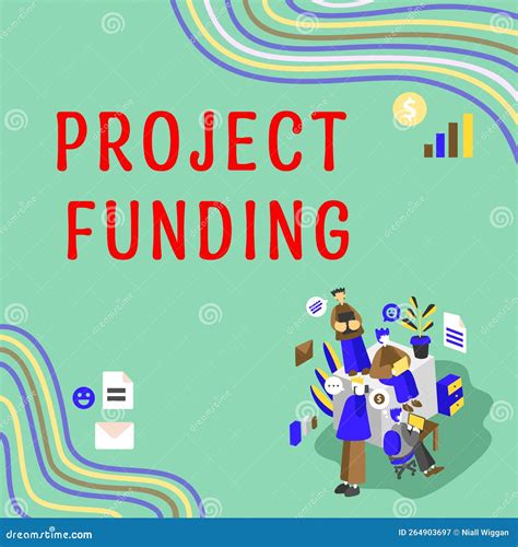 Conceptual Caption Project Funding Conceptual Photo Paying For Start Up In Order Make It Bigger