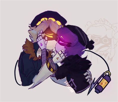 Nuzi Fanart Kiss Vuzi Fanart Nuzi Ship Art Murder Drones Ships