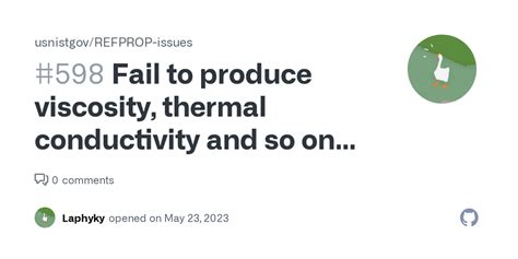 Fail To Produce Viscosity Thermal Conductivity And So On In Different PC Issue