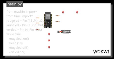 Servo Feux 08 Wokwi ESP32 STM32 Arduino Simulator