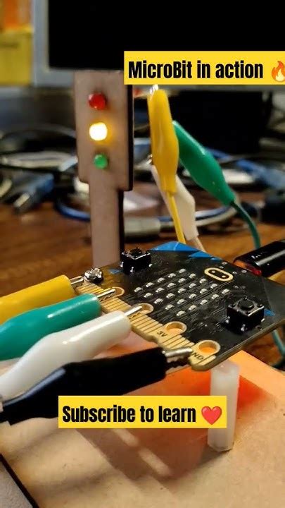 Traffic 🚦 Light Using Microbit 🔥science Ytshorts Shorts Viral Youtube