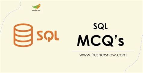 sql mcqs and answers with explanation sql quiz