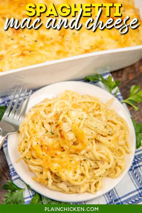 Baked Spaghetti And Cheese