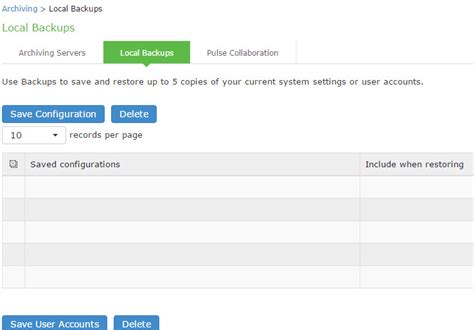 Configuration File Administration