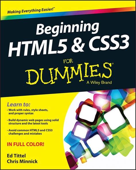 Beginning Html5 And Css3 For Dummies Ebook E Tittel 9781118690758 Boeken