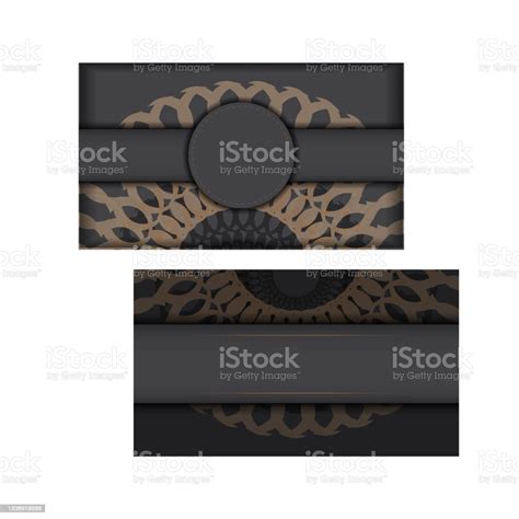 그리스 패턴의 인쇄 준비 회색 명함 디자인 텍스트 및 빈티지 장식을위한 장소와 벡터 명함 템플릿 0명에 대한 스톡 벡터 아트 및 기타 이미지 Istock