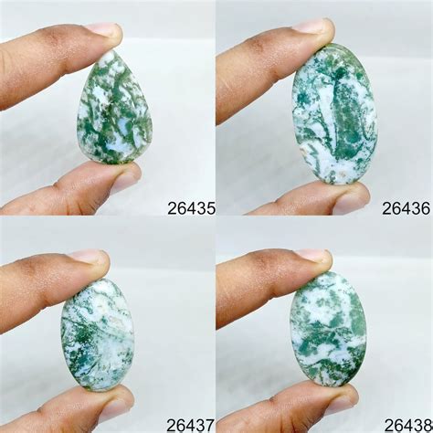 Tree Moss Agate Healing Crystals Tree Moss Agate Gemstone Moss Agate