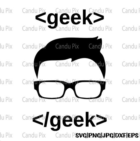 Geek Svg Nerd Svg Geek Png Nerd Png Cricut Geek Cut File Etsy