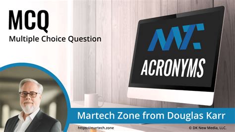 what is mcq multiple choice question martech zone acronyms