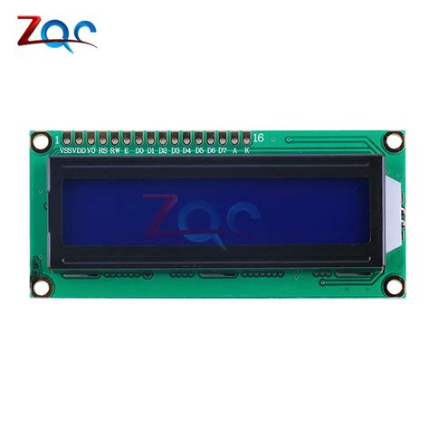 Iici2c 1602 Lcd Display Module Lcd 1602 I2c Yellow Blue Display