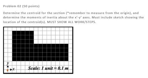 Solved Problem Points Determine The Centroid For The Chegg