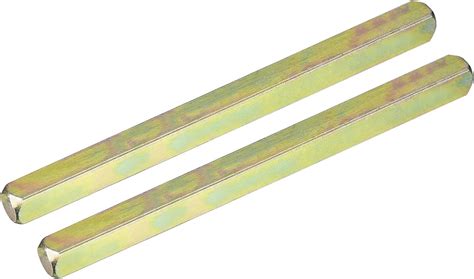 Uxcell 2pcs Door Knob Spindle Spare Door Handle Spindle Bar 110mm