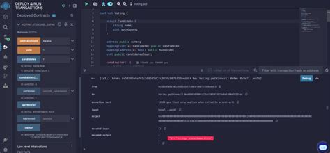 blockchain solidity smartcontracts web3 ethereum votingdapp