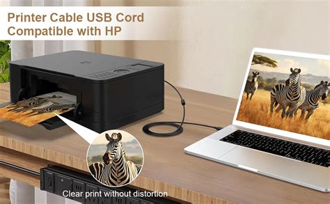 Toxaoii 5 Ft 2855e Printer Cable Usb Cord Compatible With