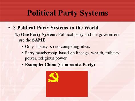 Examples Political Faction