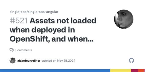 Assets Not Loaded When Deployed In OpenShift And When Mixing With Localhost Development