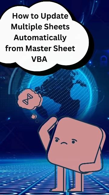 How To Update Multiple Sheets Automatically From Master Sheet Vba