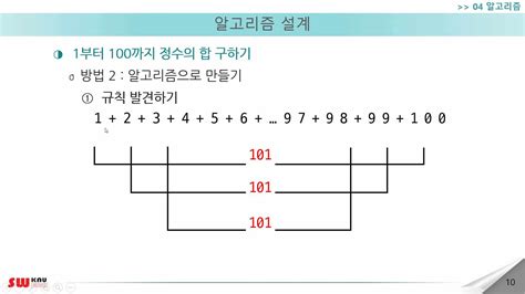 자연과학 코딩기초 자연과학04알고리즘 Edwith