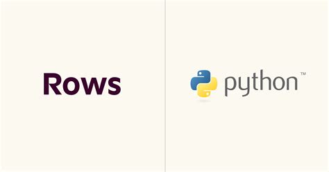 Python Rows