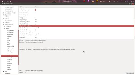 unity how can i set my system to suspend when inactive to a longer