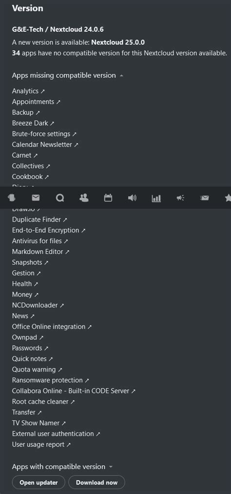 Can Someone Explain What This Message Means Apps Have No Compatible Version For This NC