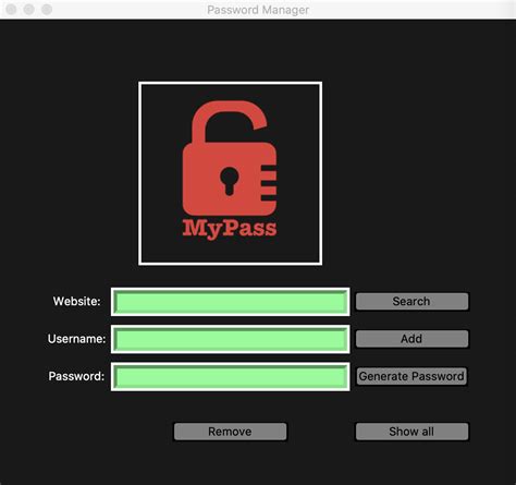 Github Jad33zencrypted Personal Password Manager Gui Desktop App To