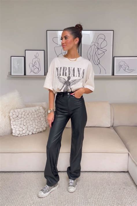 Oversized Printed T Shirt Curated On Ltk Oversized Tee Outfit
