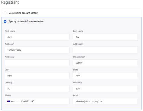 Domain Contact Details Update Your Information Network Dynamics