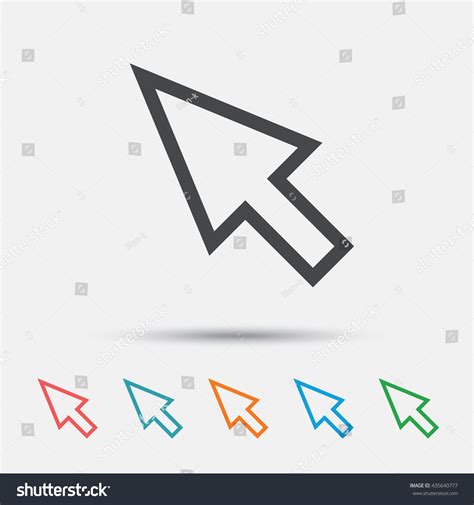 mouse cursor sign icon pointer symbol graphic royalty free stock
